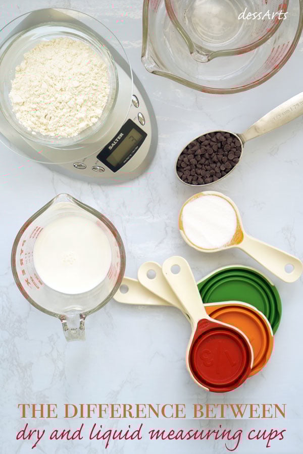 Are Liquid and Dry Measuring Cups the Same? | DessArts