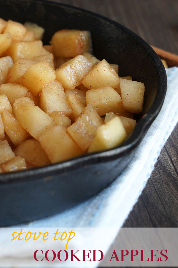 Cooked Apples with Greek Yogurt | DessArts