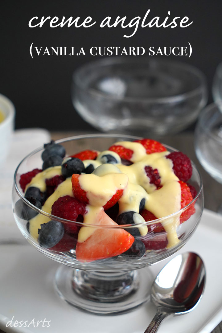 Vanilla Custard Sauce (Creme Anglaise) | DessArts